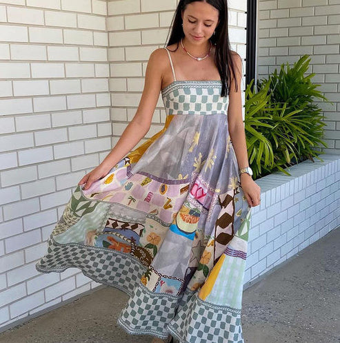 Emma Gale Sundress | Print – dresshireaustralia